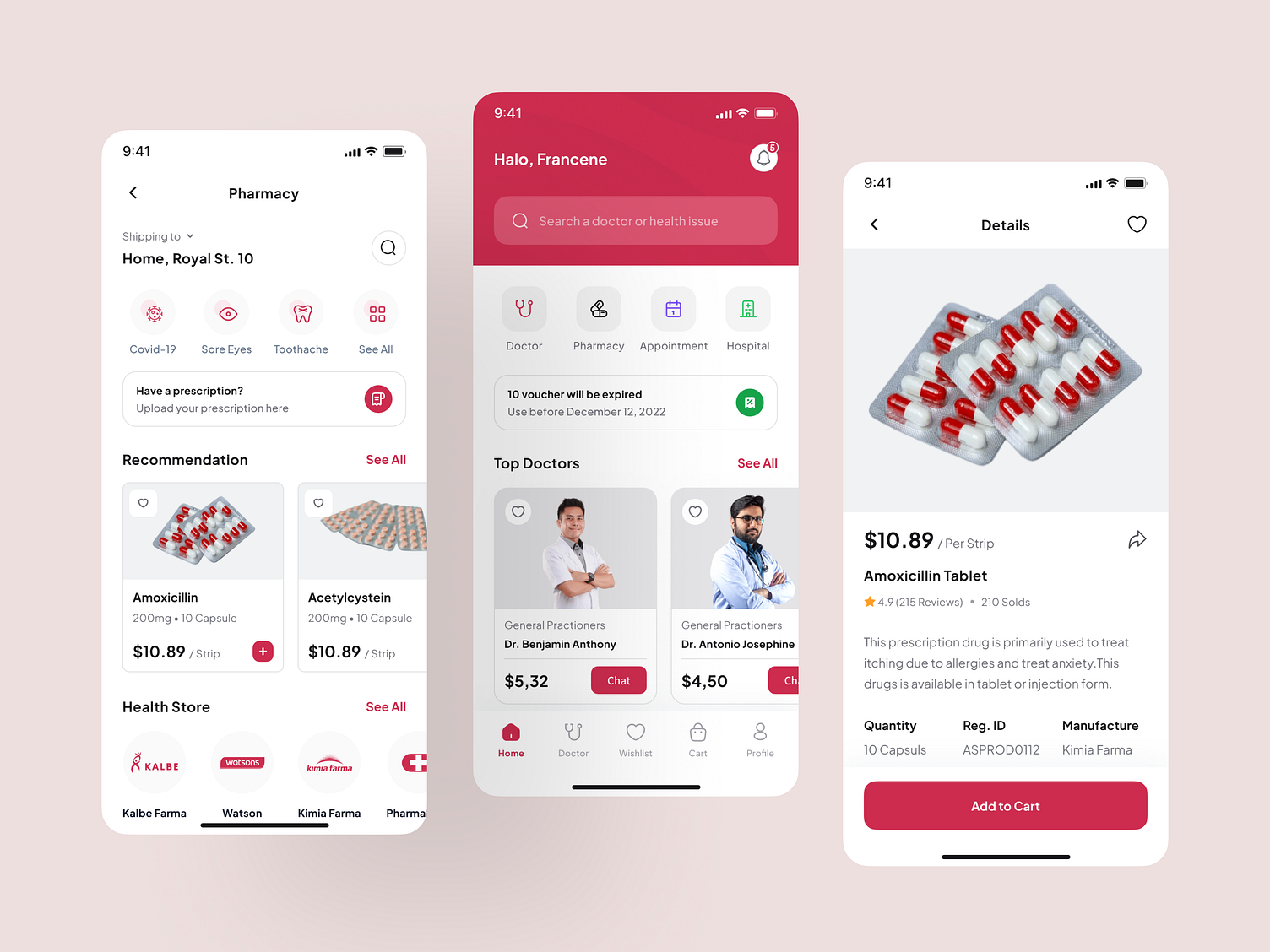 Mediline - Medical & Healthcare App UI Kit by Uxerflow UI/UX on Dribbble