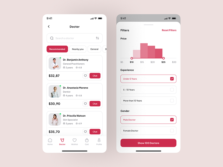 Mediline - Medical & Healthcare App UI Kit by Uxerflow UI/UX on Dribbble