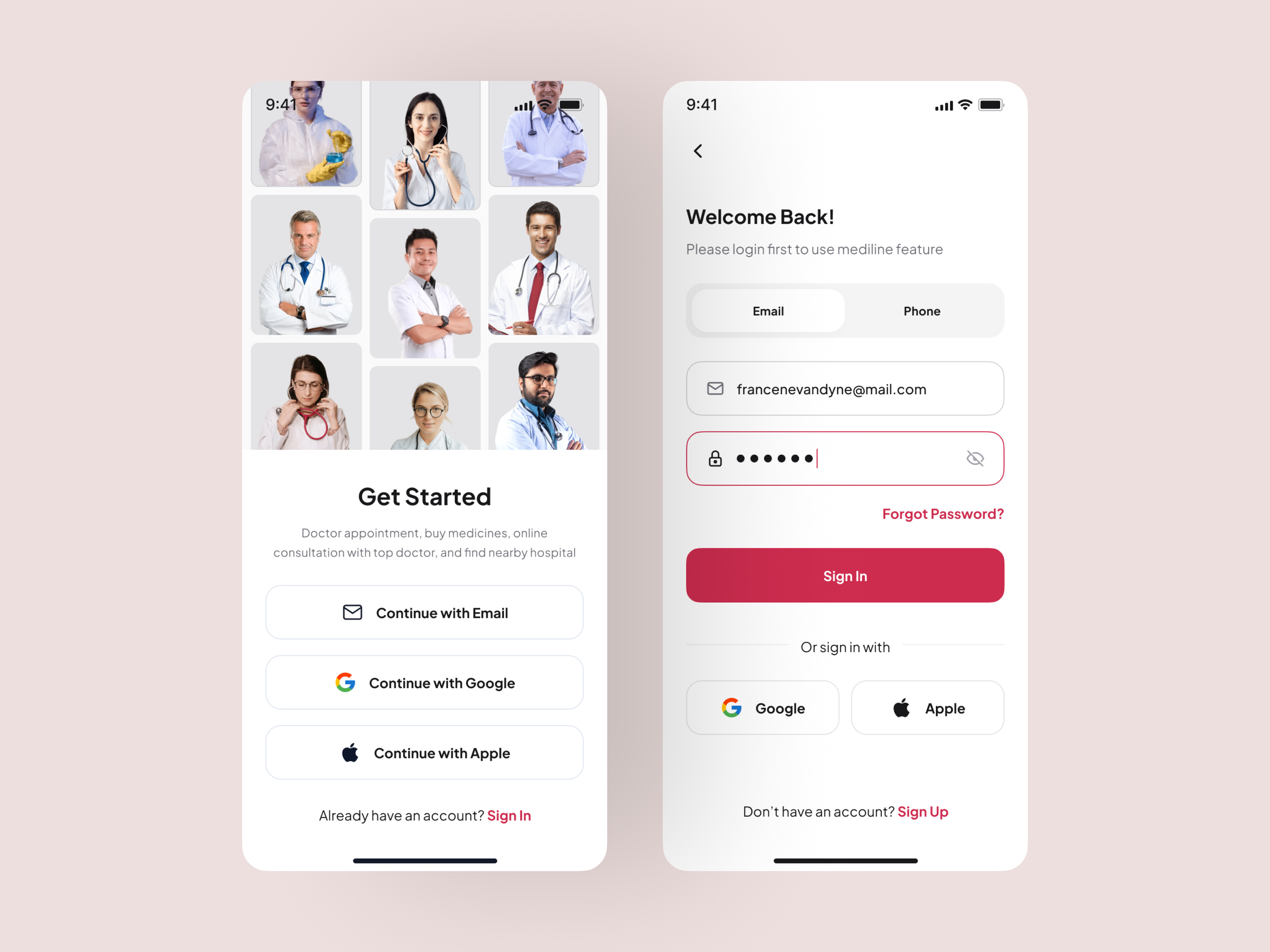 Mediline - Medical & Healthcare App UI Kit by Uxerflow UI/UX on Dribbble