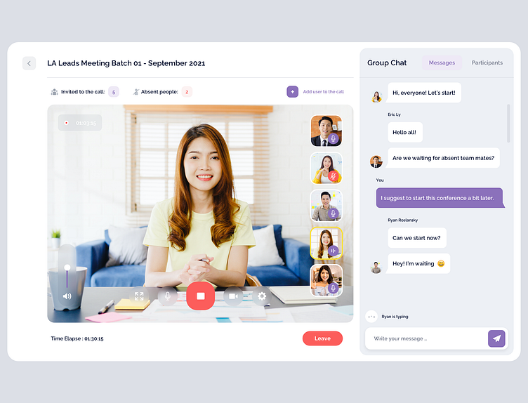 Video Call by Wirana A on Dribbble