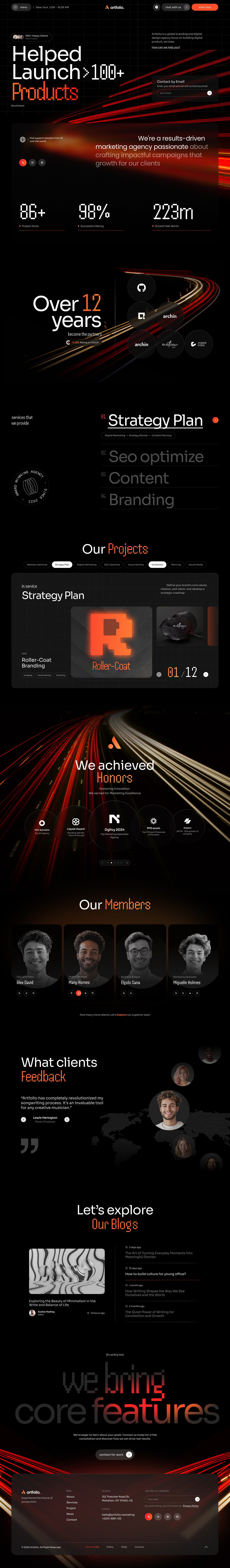 Gandor - Digital Marketing Agency concept by Stevie Hoang for LoganCee Studio on Dribbble