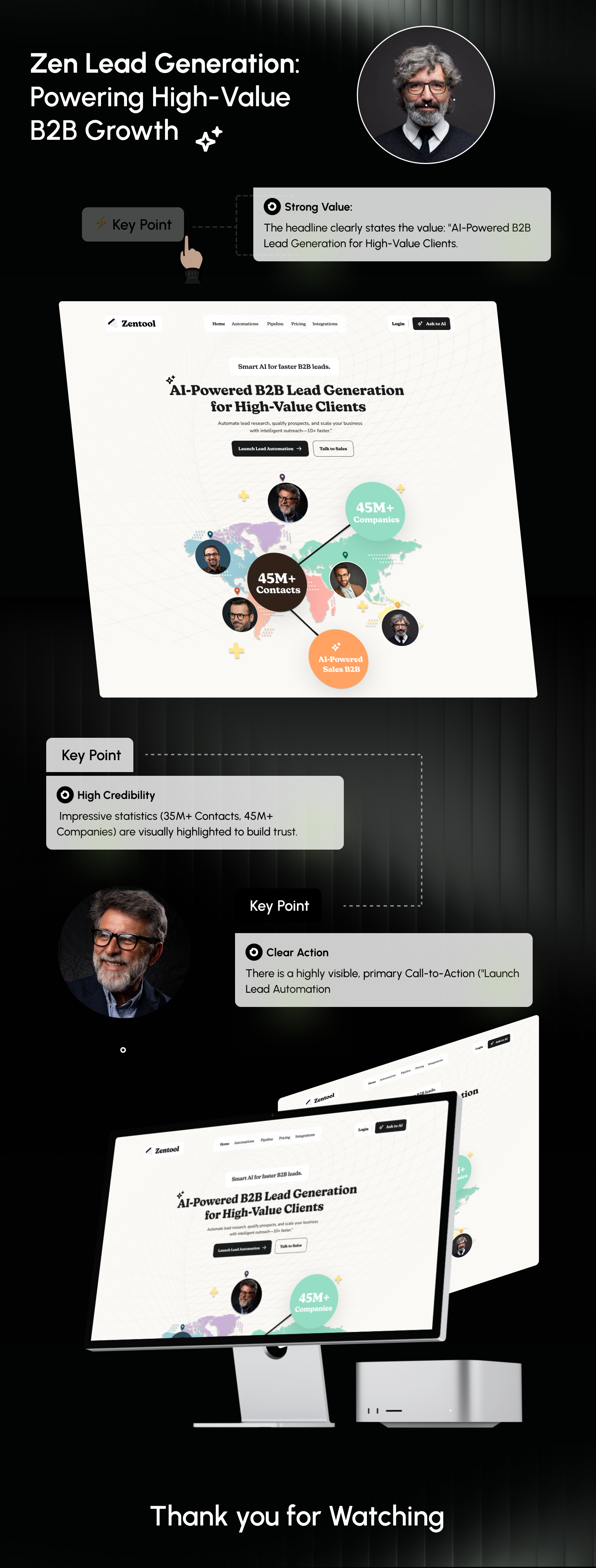 AI B2B SaaS Lead Generation Website Design by Abu Bokkor Siddik 🔥 on Dribbble