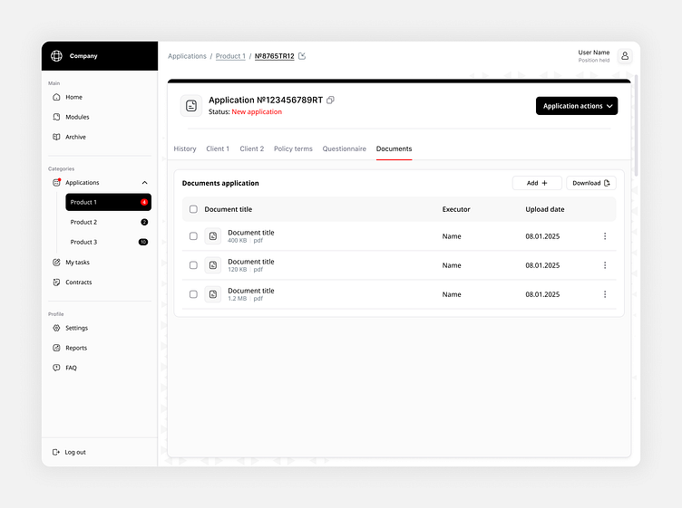 Streamlined Application Flow by Dmitriy Kit on Dribbble