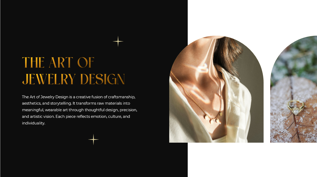 Jewelry Brand Pitch Deck - Velora Gems Presentation by Umar Tanveer on ...