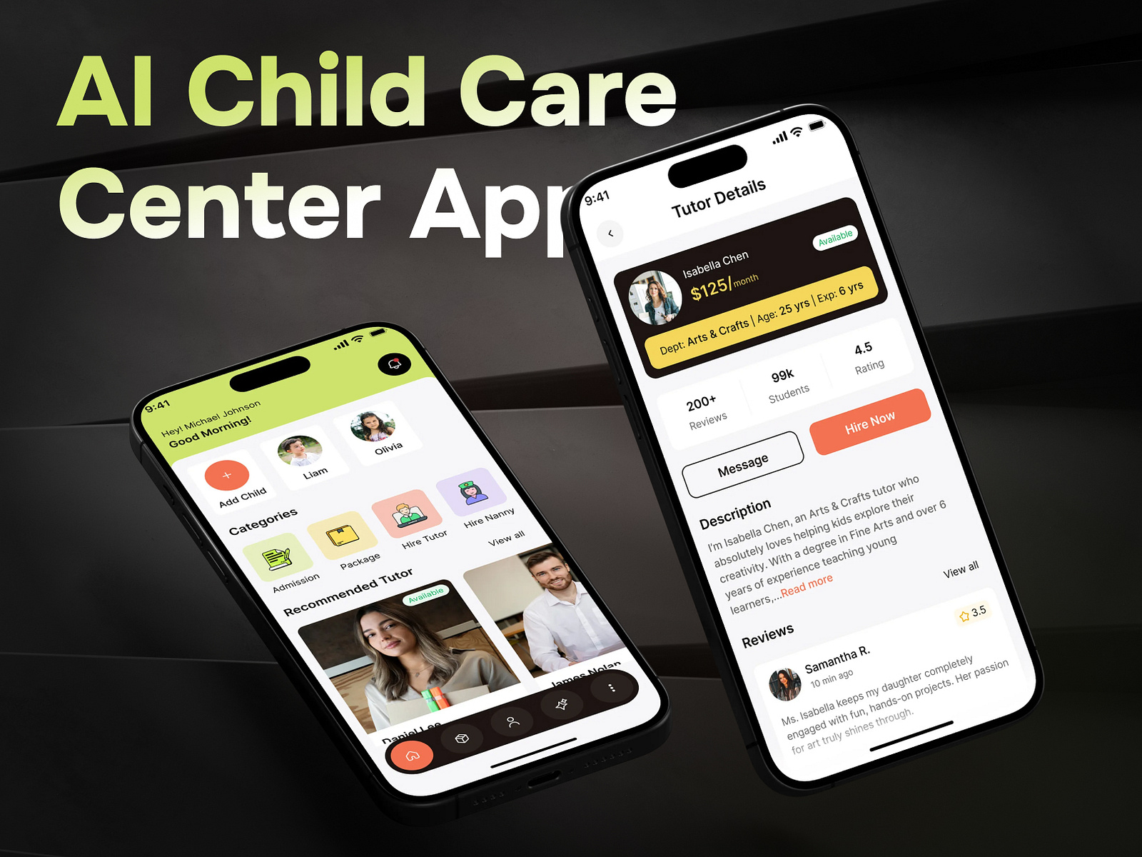 AI Child Care App by Vijay Bhuva on Dribbble