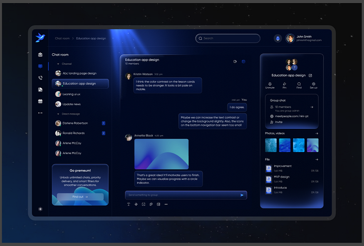 Web Chat Interface Web by Capi Product for Capi Creative on Dribbble