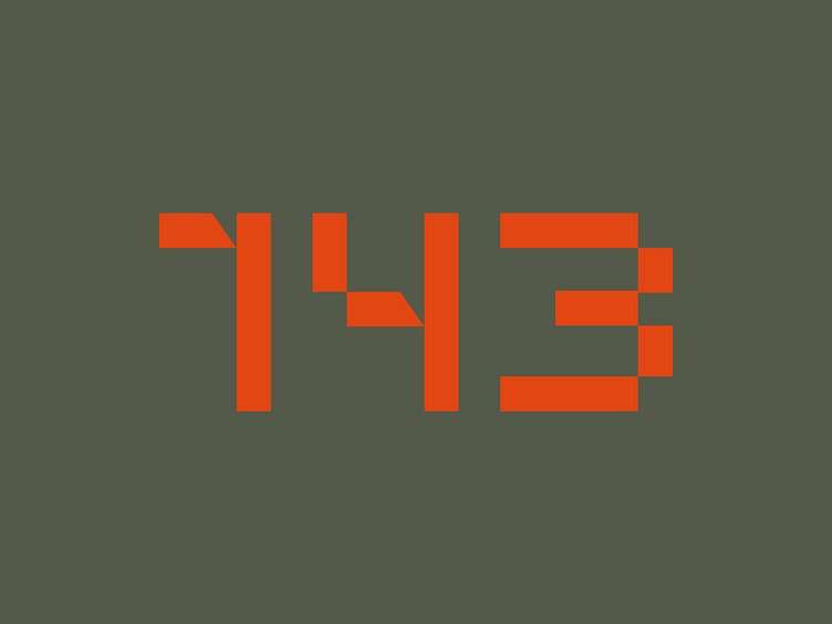 143 logo by Helen Jhones on Dribbble