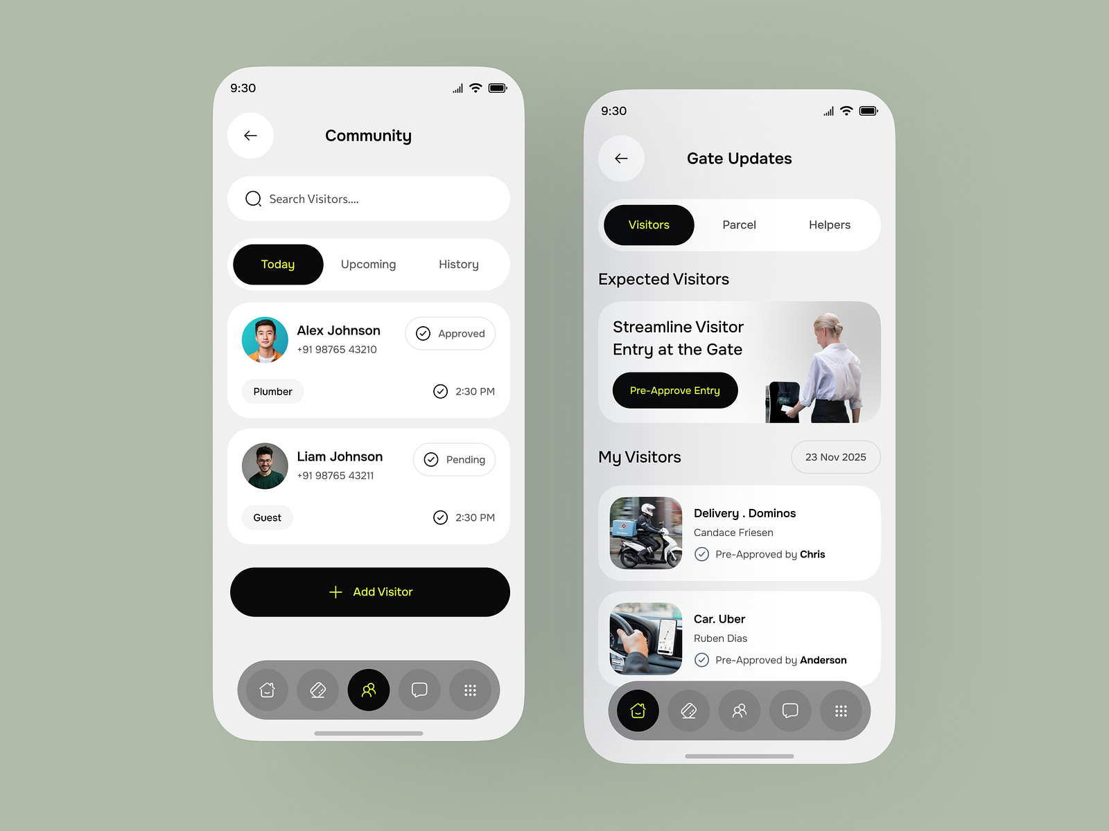 Community Housing App Interface Design by Fazlur Rahman on Dribbble
