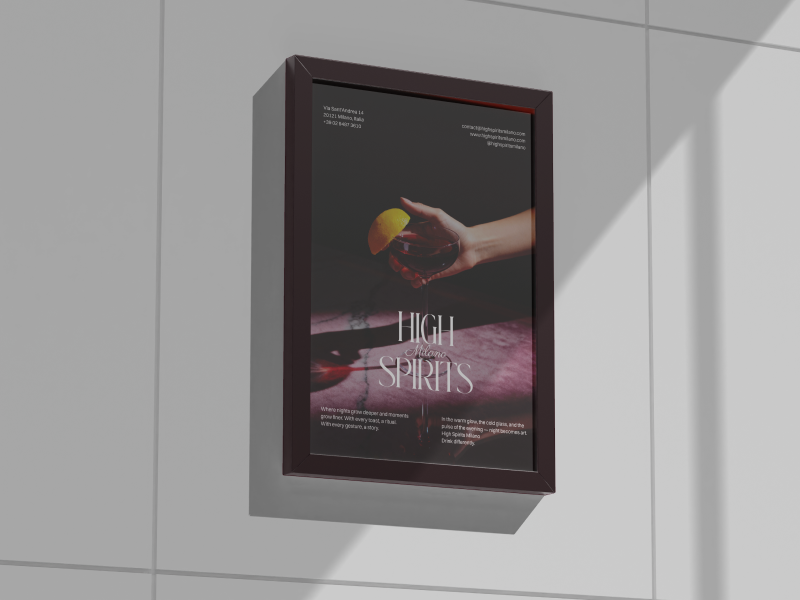 High Spirits Milano — Branding & Visual Identity by Daniela Veríssimo ...