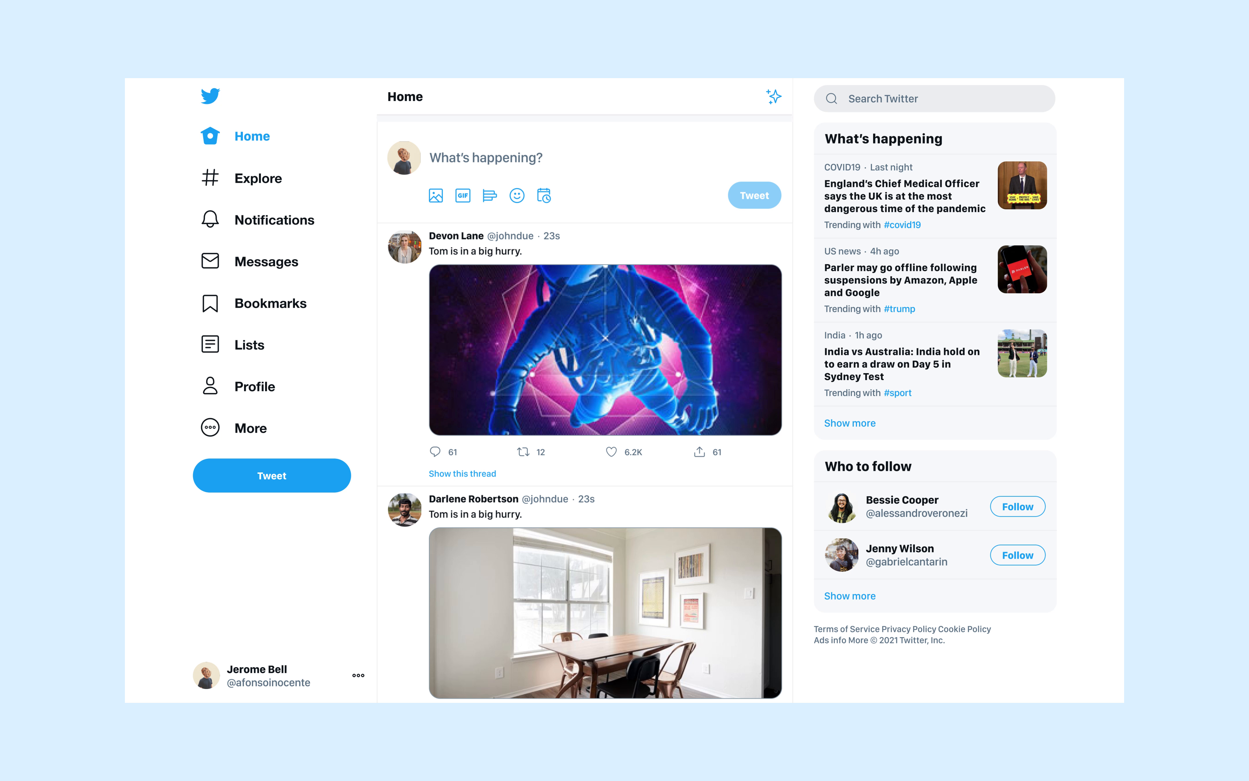 Twitter Like Animation-Web by Seyad Mohammed Faheem on Dribbble