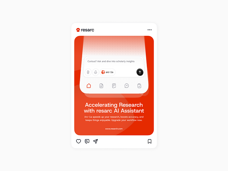 Resarc - Social Media Post by UIGO Studio on Dribbble
