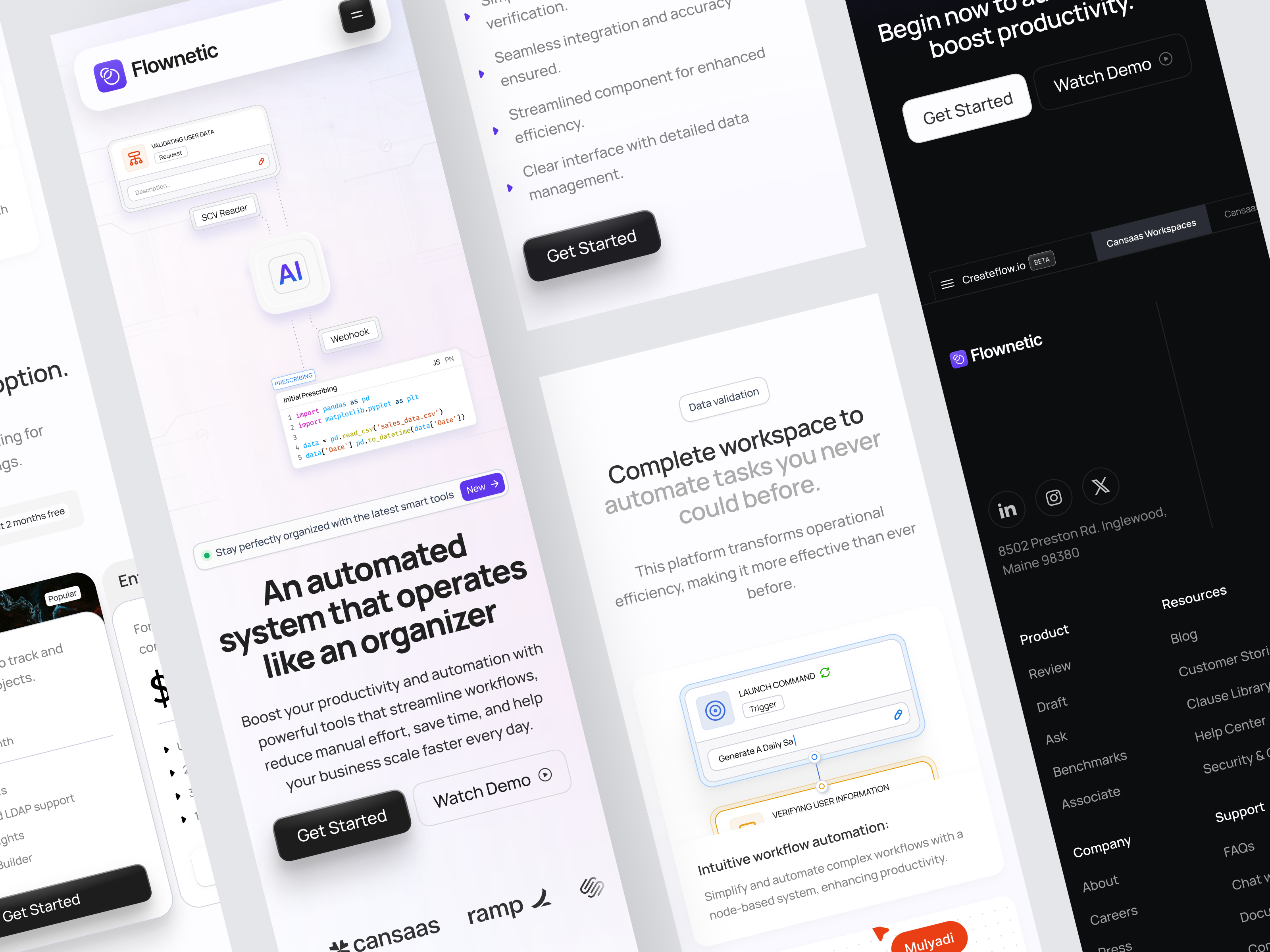Responsive Automation SaaS Landing Page by Product SAAS for Cansaas on ...