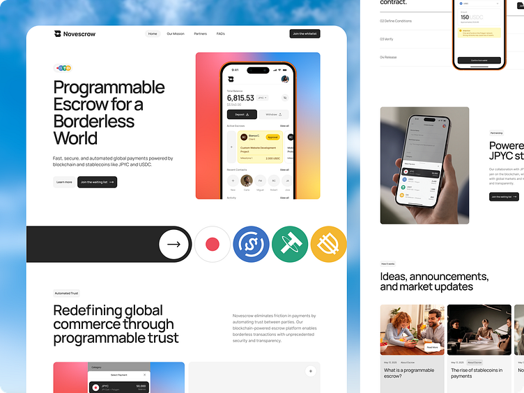 Novescrow – Mobile App UI UX Design for Escrow by Josselyn Espinoza for ...