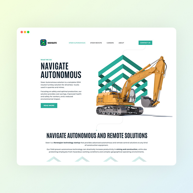 Navigate Autonomous : Landing Page / Home Page UI by Arnox Web LLP on ...
