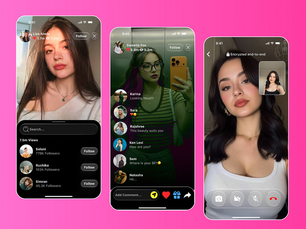 Social Media App UI by Jay Alwani on Dribbble