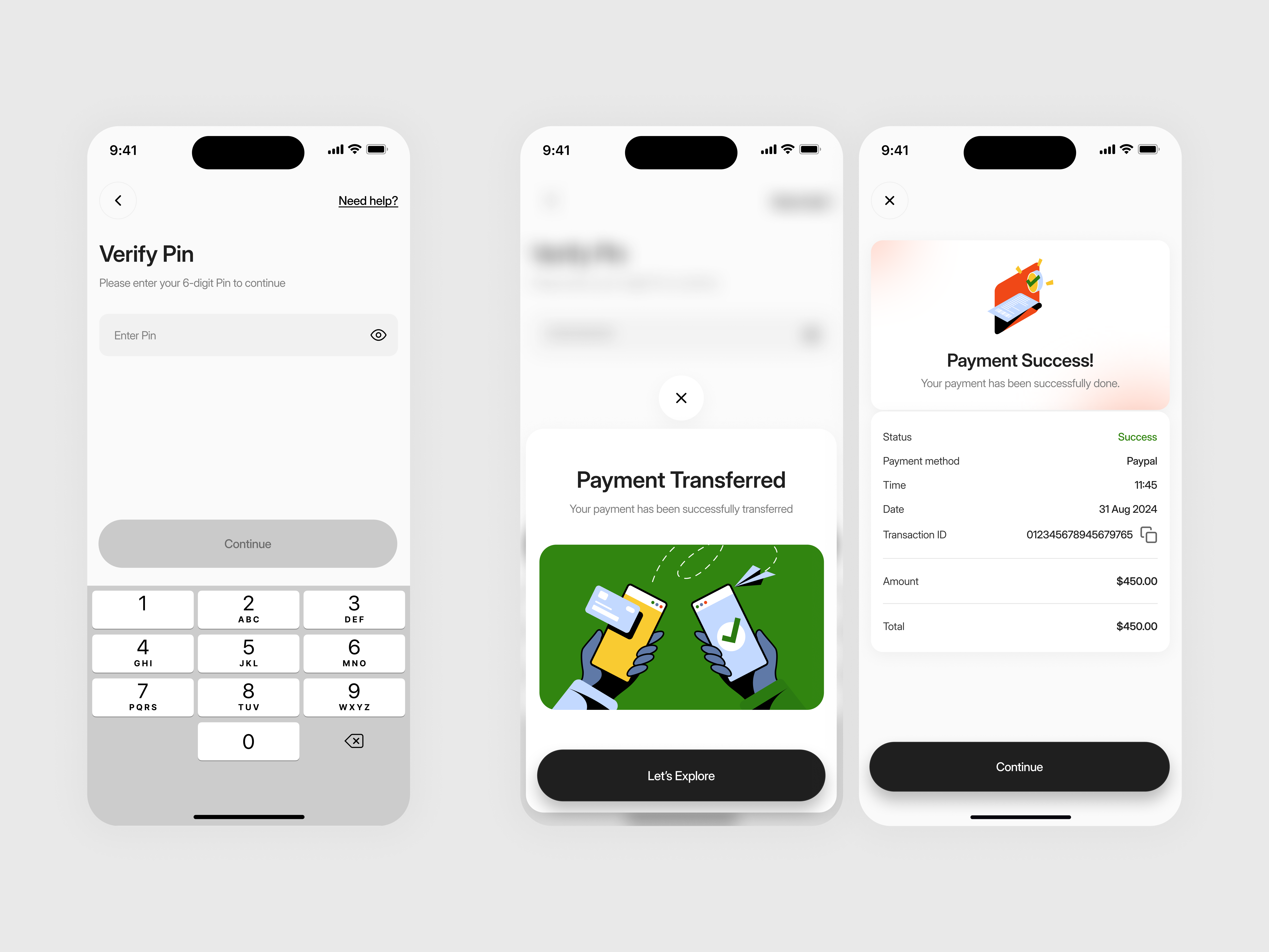 Zevoa App | Seamless Payment Confirmation UI by Orbix Studio – Mobile ...