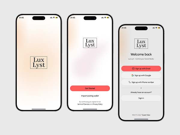 Mobile app login screen and sign up flow by Maruf Hassan🔥 on Dribbble