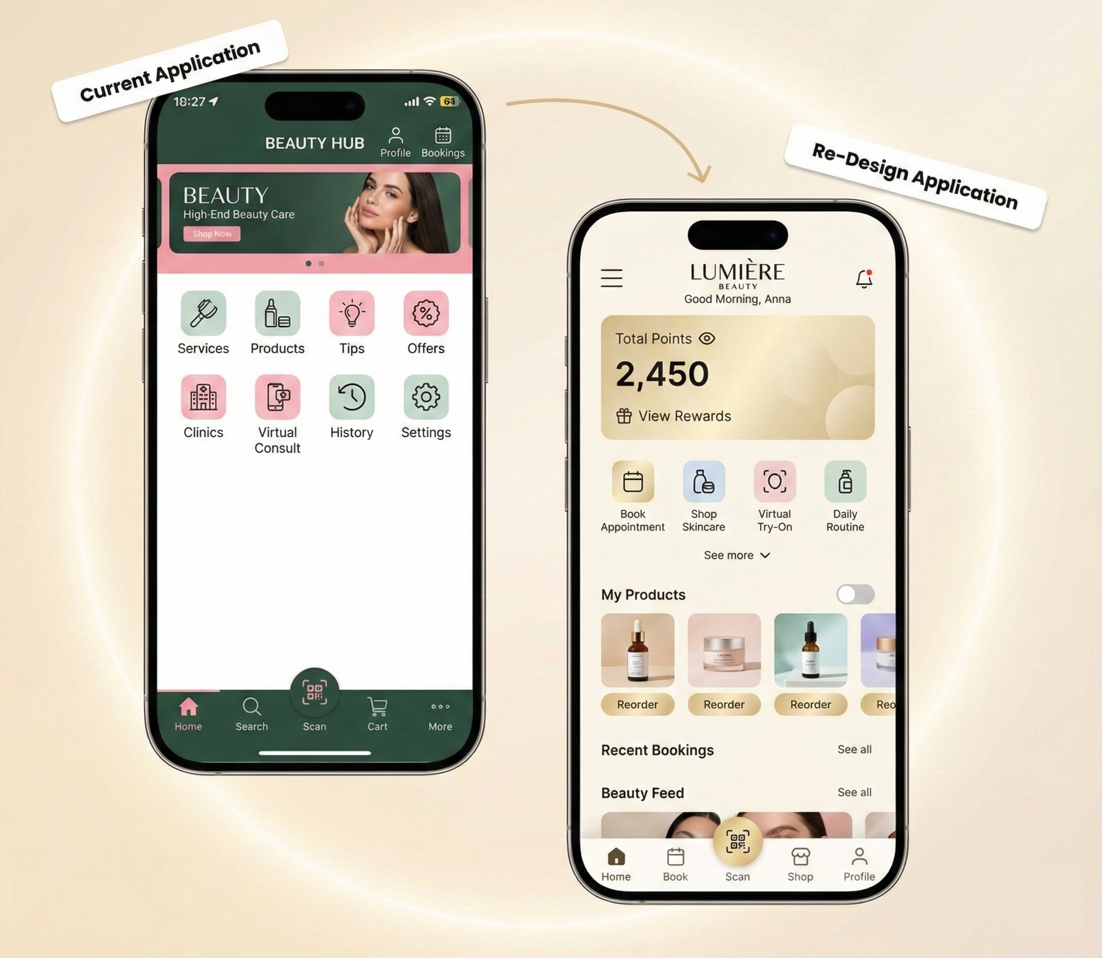 Beauty App UI/UX Redesign — Modern, Clean & User-Centric Experie by ...