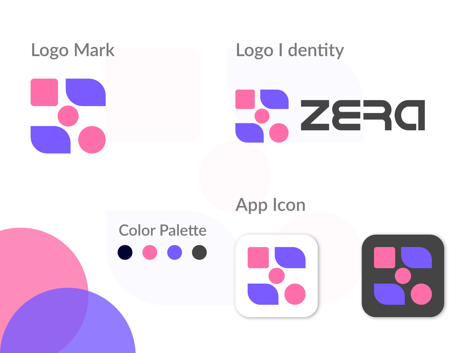 Zera – Modern Minimal Identity Logo Design by Masuqe Billah on Dribbble