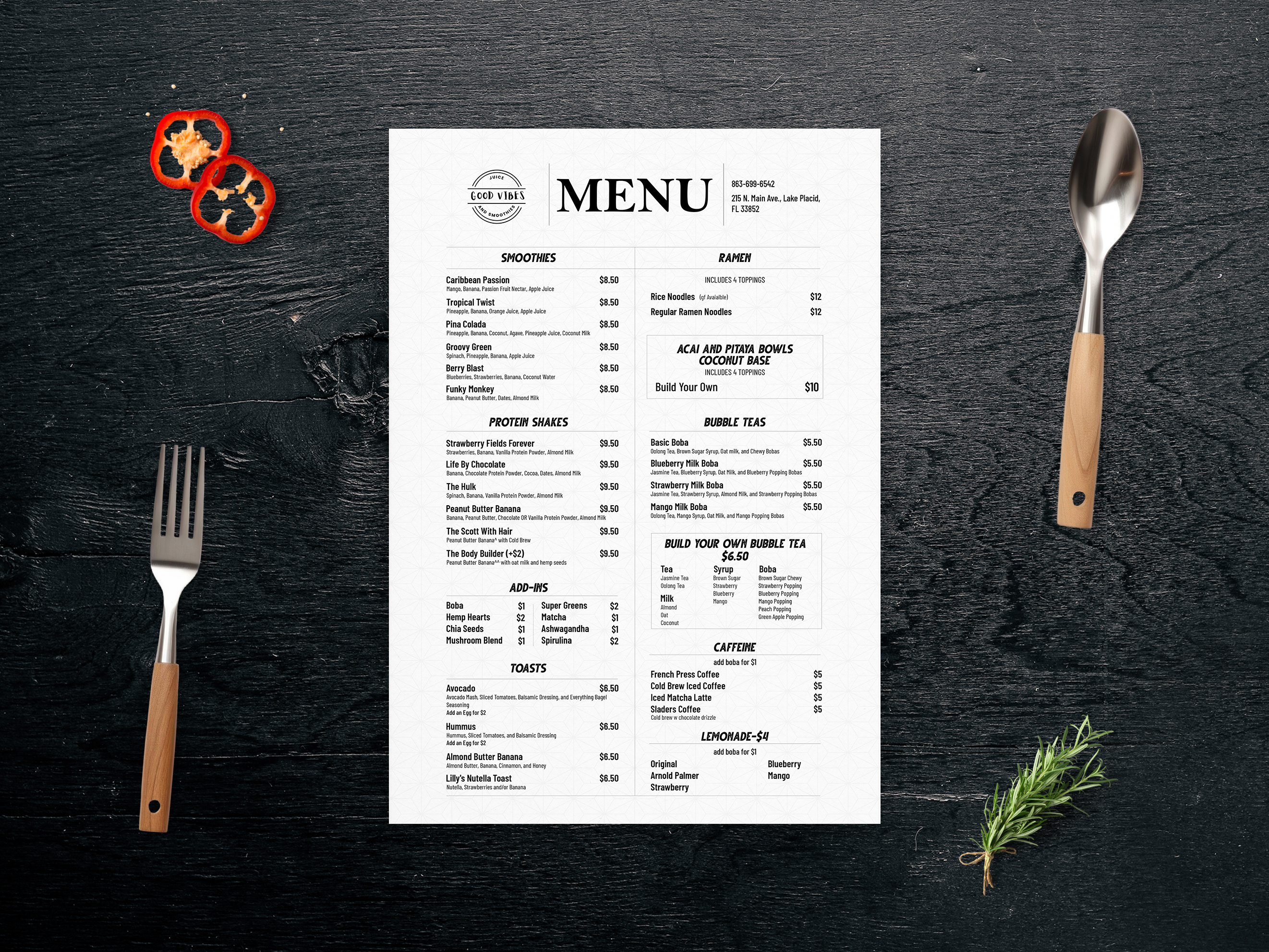 Restaurant Menu Design by Graphtiq on Dribbble