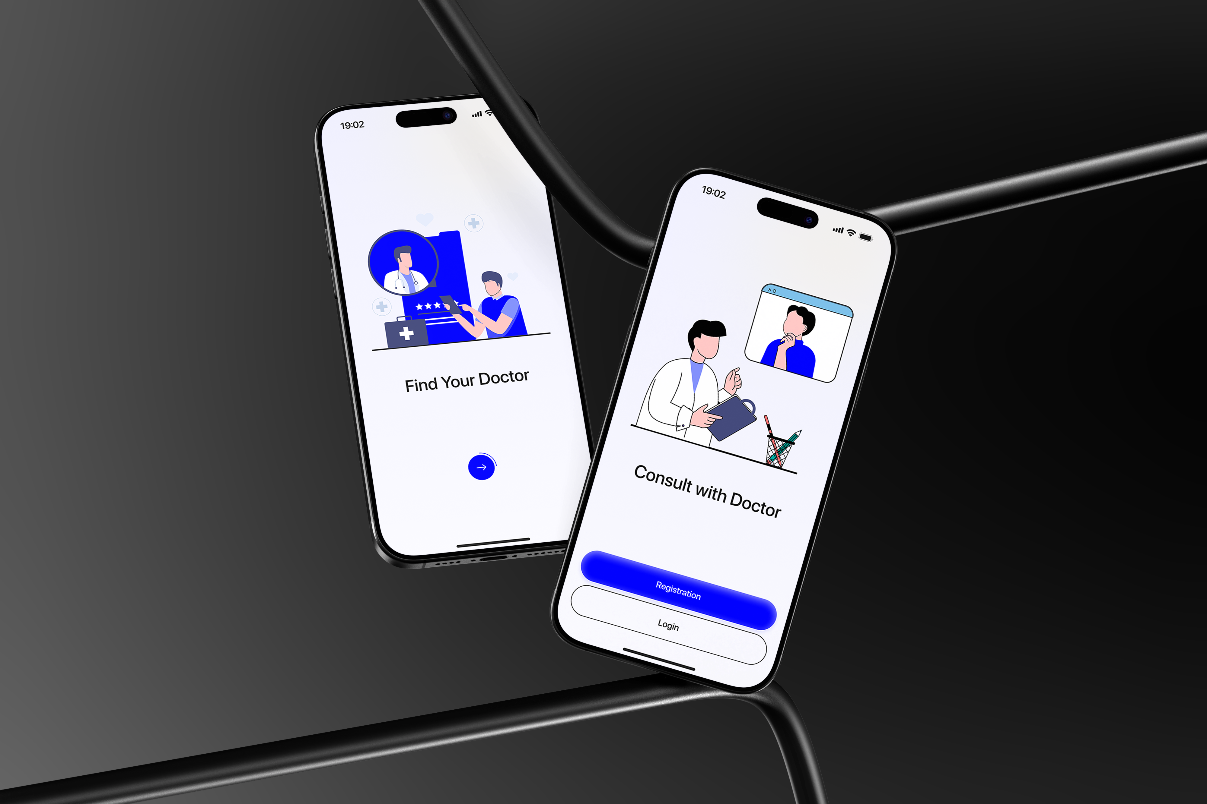 Onboarding Screen UI - Online Doctor Booking App by MD Saiful Islam on ...
