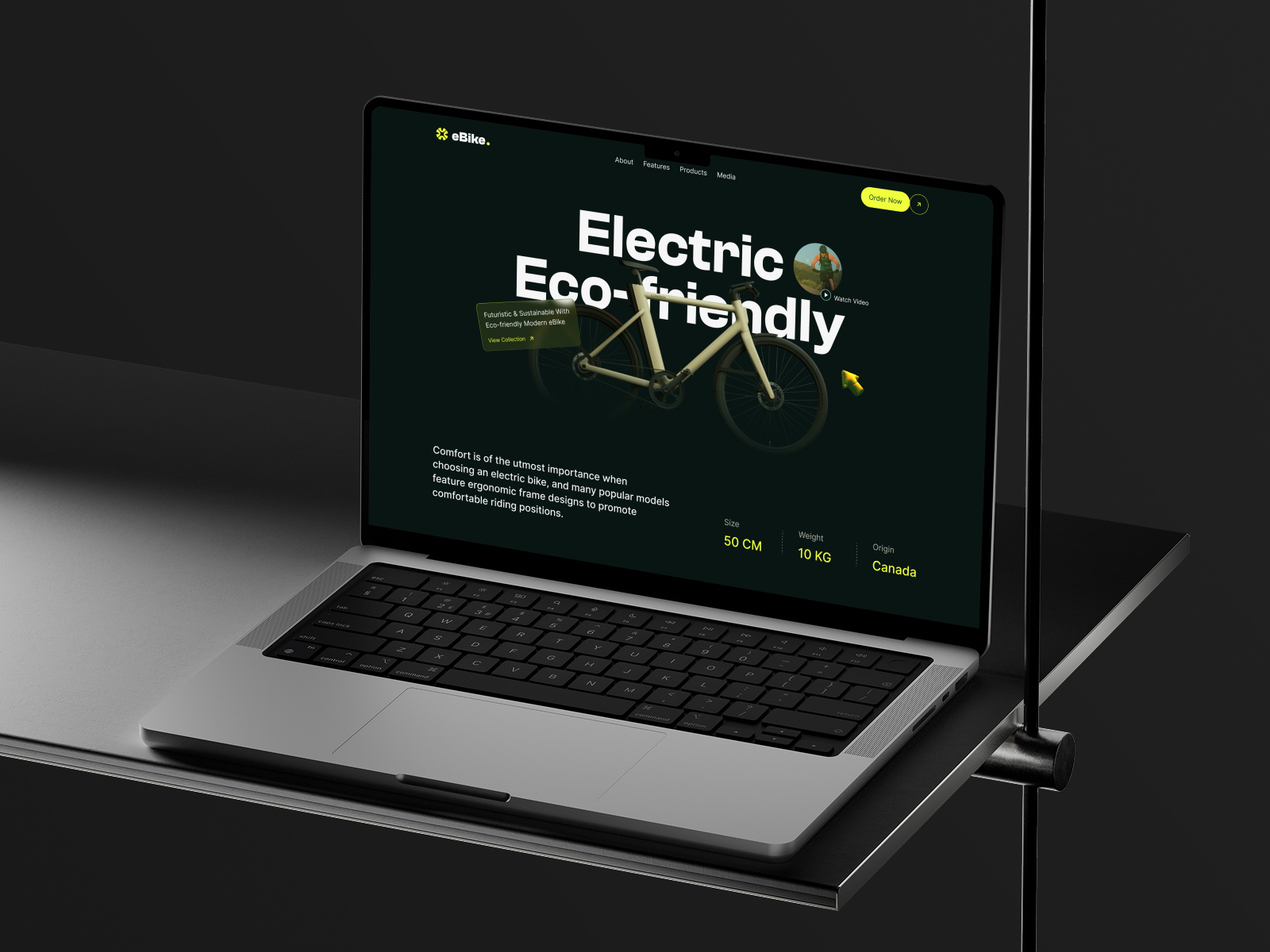 Electric Bicycle Website UX UI Design by Sahin Mia for Pixelean - Ui/Ux ...