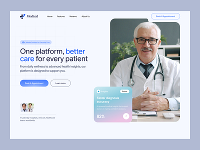 Medical Platform – Website design by Arif Billah on Dribbble