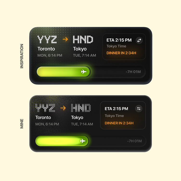 Modern Flight Tracking UI Card Redesign by Al Imran Khan on Dribbble
