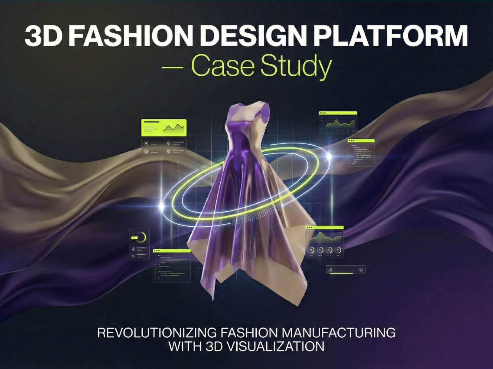 Fashion-Tech SaaS Dashboard UI UX — 3D Garment Editor Concept by Talha ...