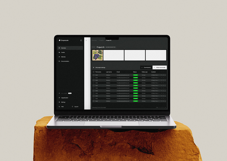 grapescale . user interface work by Leo Largillet on Dribbble