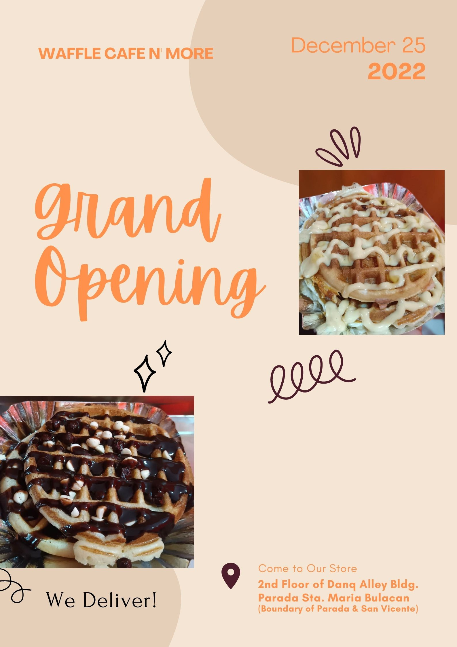 My first flyer by Neña Mae Catalla on Dribbble