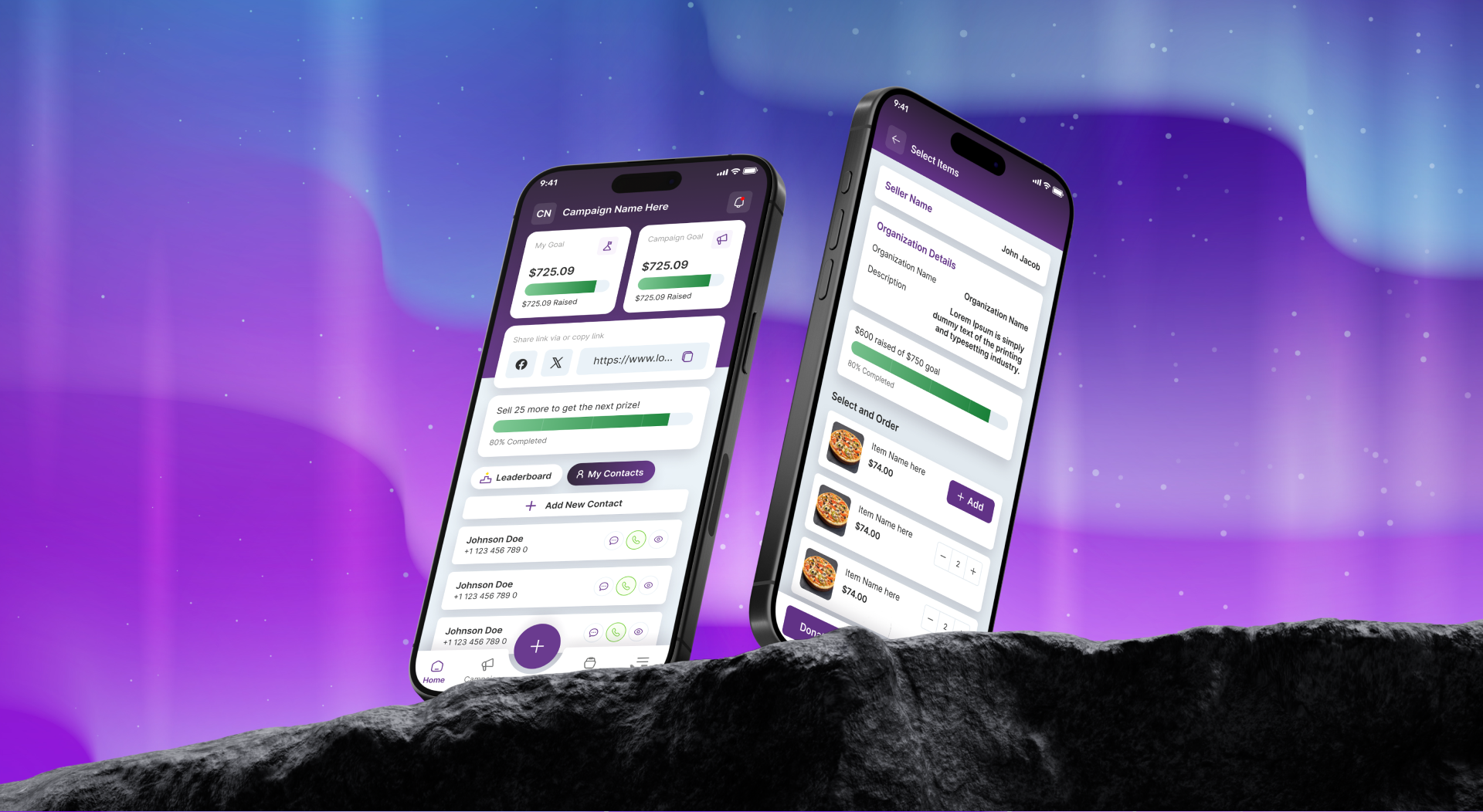 Fundraiser Dashboard by Incipient Infotech on Dribbble