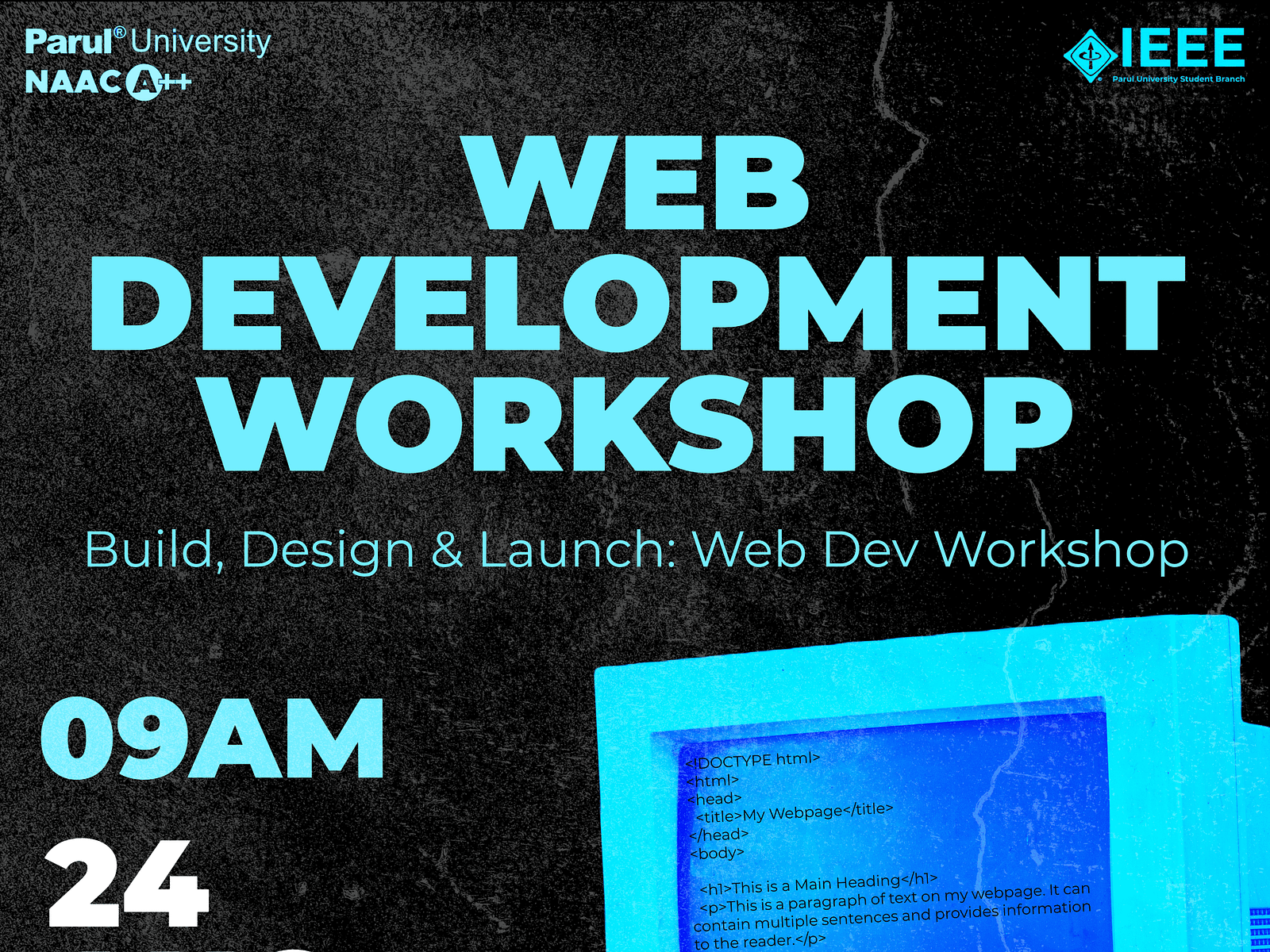 Vintage Computer × Modern Web Dev Poster by Prince Bhadania on Dribbble