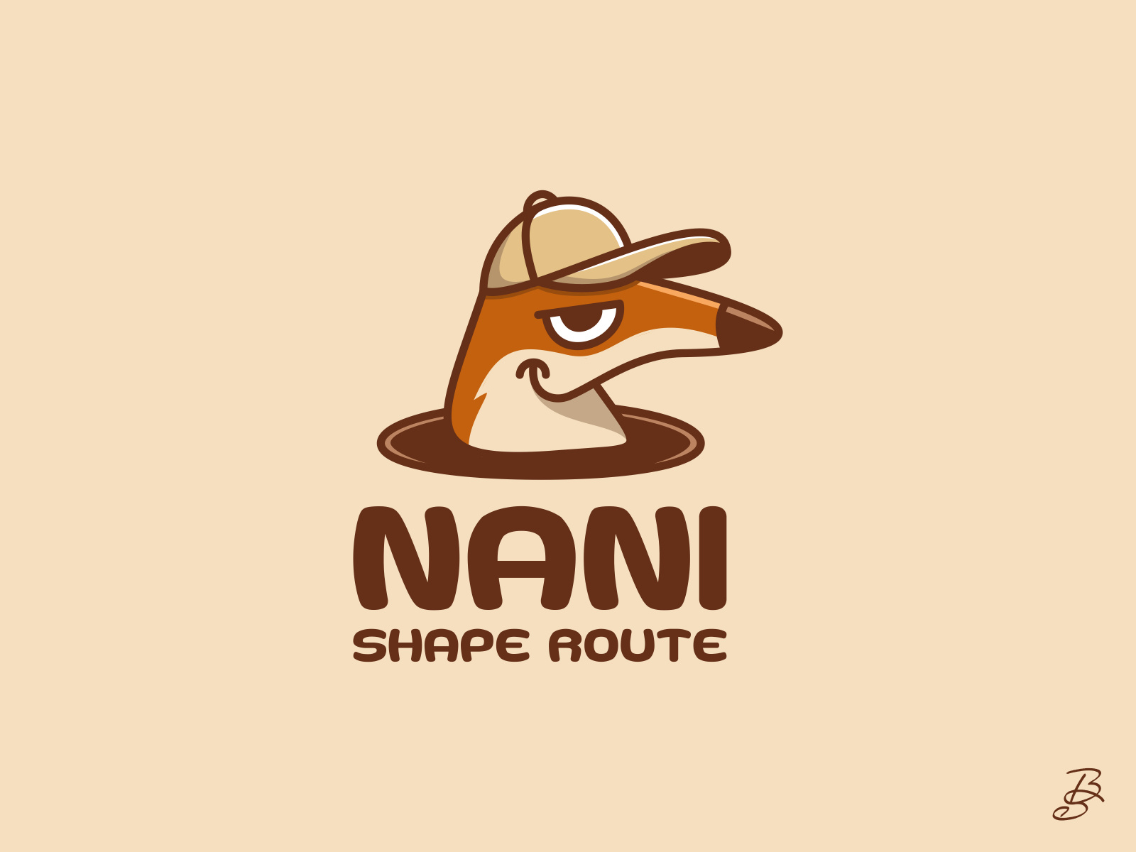 Cartoon Fox | Illustrative Logo by Sergo Blake on Dribbble