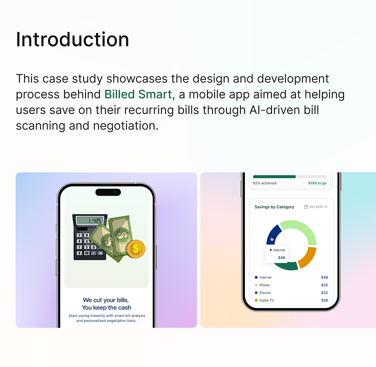 BilledSmart - AI Powered Bill Negotiation App by Mohammad Shakil on Dribbble