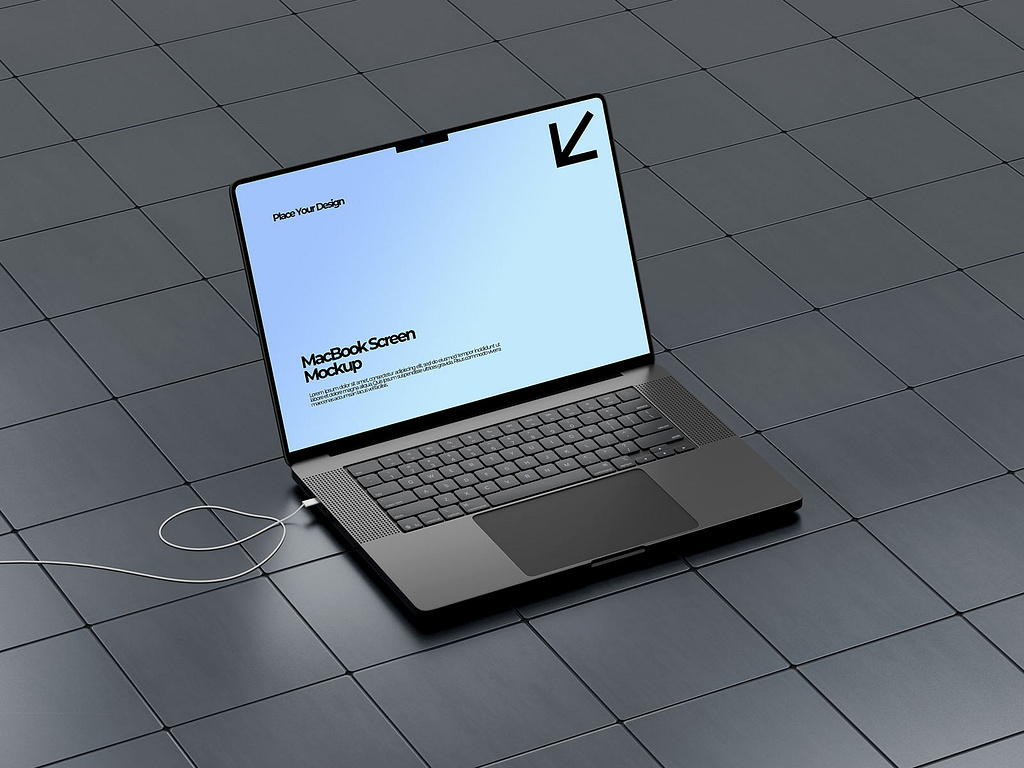 MacBook Pro Screen Mockup - Realistic Product Rendering by mrfauzi on ...