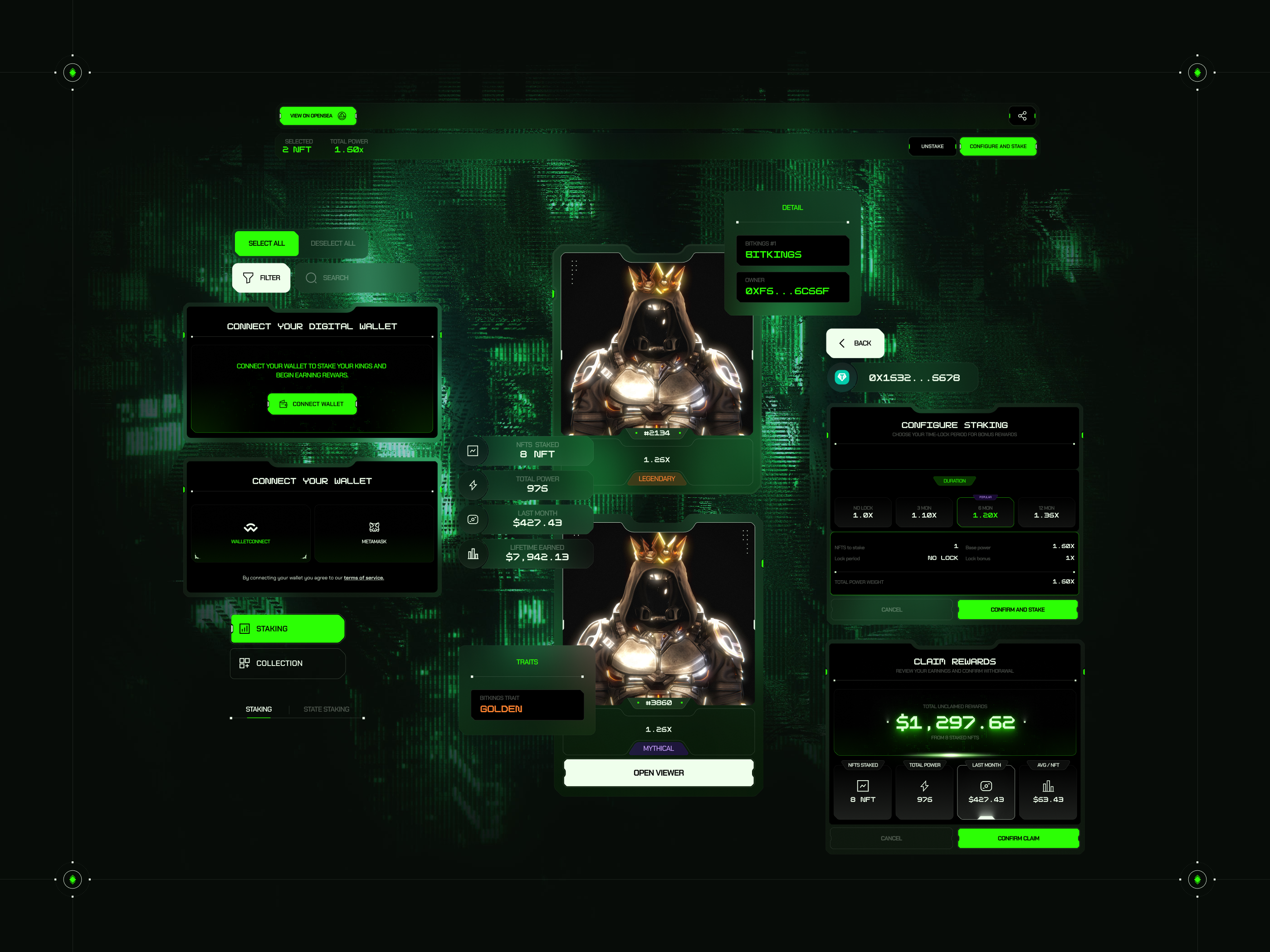 Bitkings Staking Dashboard Design by jesuslab on Dribbble