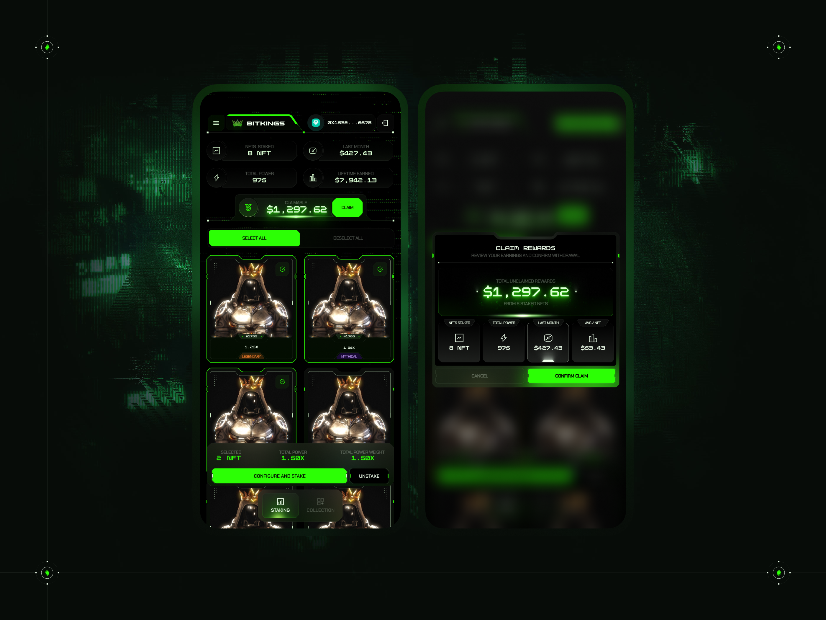 Bitkings Staking Dashboard Design by jesuslab on Dribbble