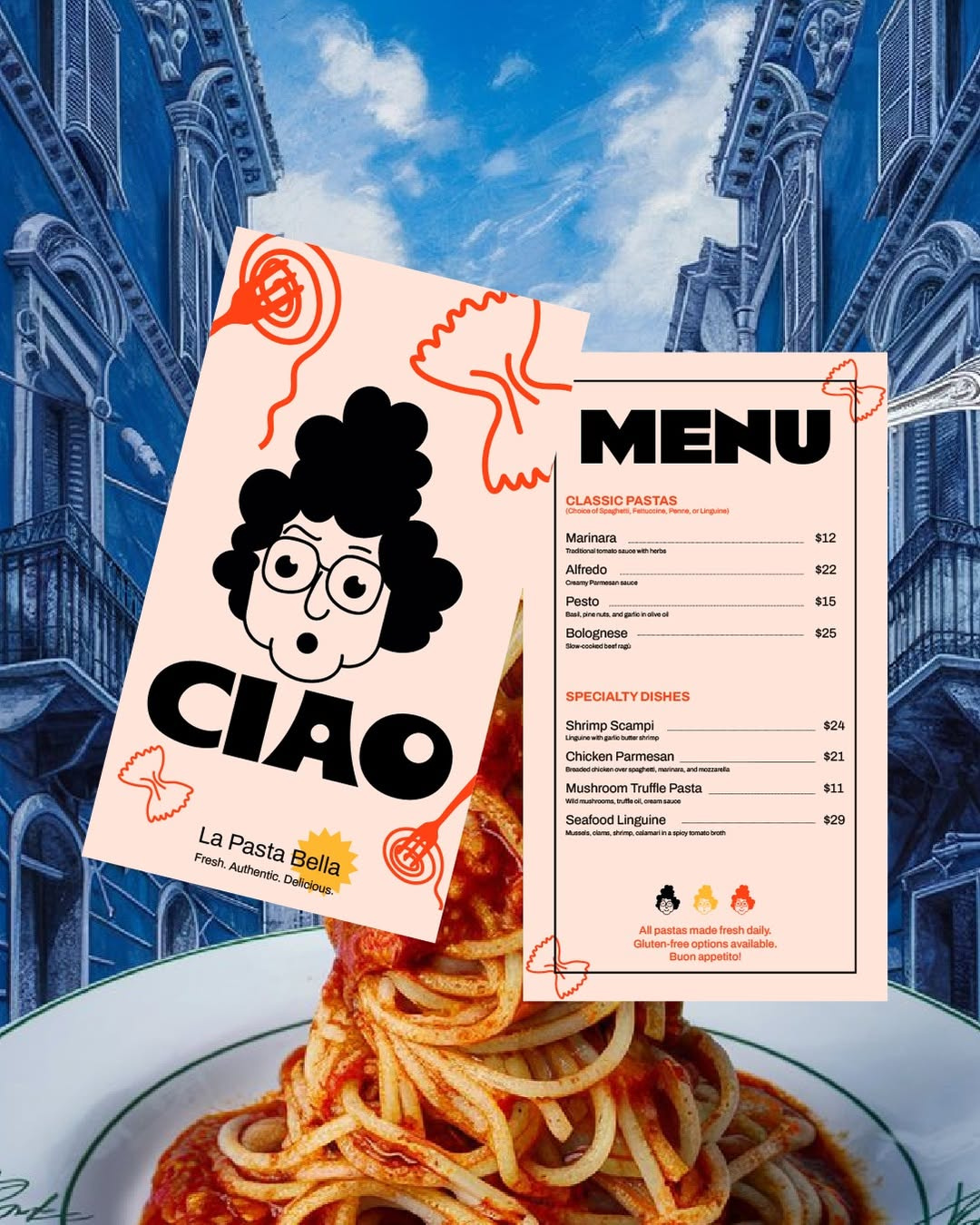 Pasta Branding by Thilini_Apsara on Dribbble