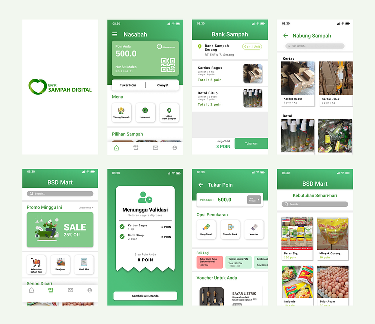 Bank Sampah Digital Study Case by Valen Ishen on Dribbble