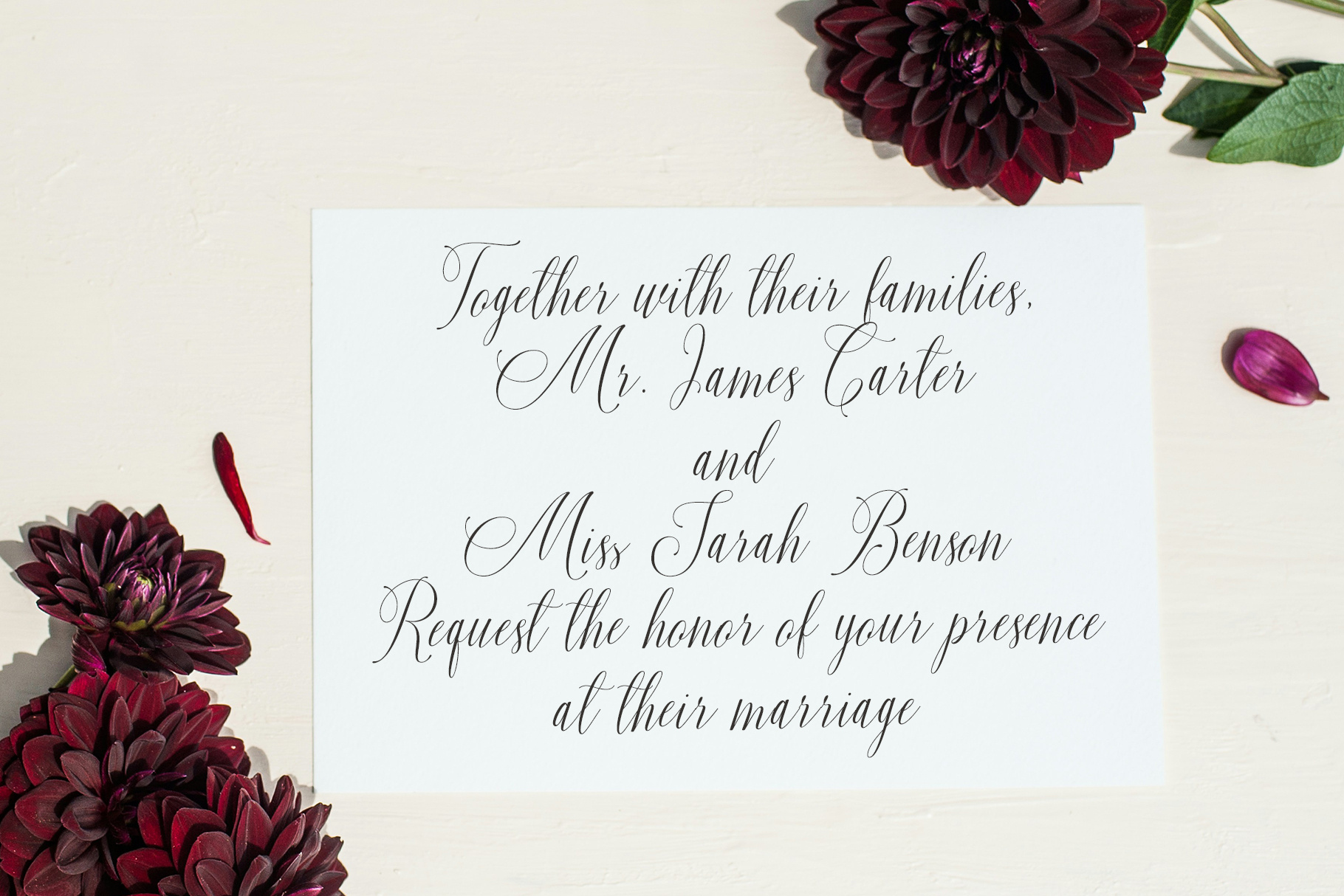 Calistra Calligraphy | Modern Wedding Calligraphy by Typoraith Co on ...