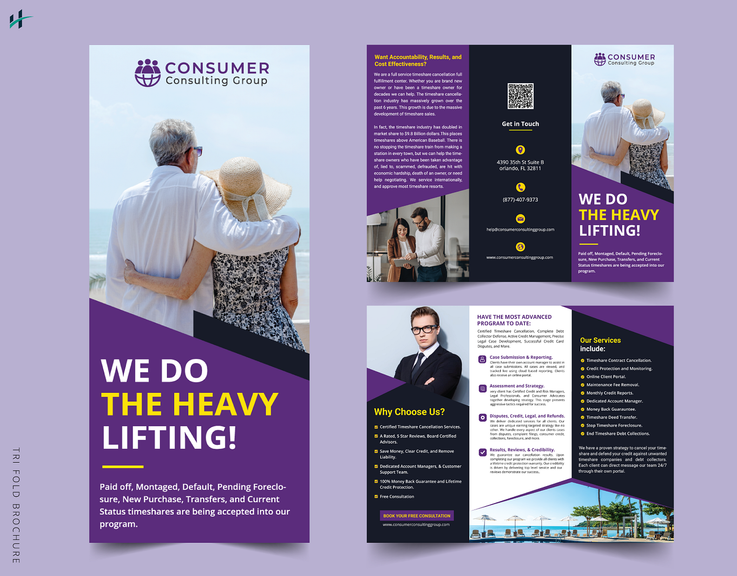 Tri-fold brochure for CCG by Hanif Mia on Dribbble