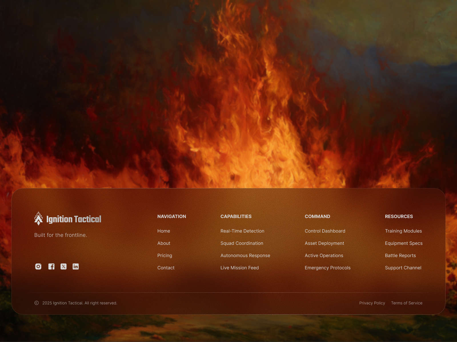 Fire vs Ice - Footer Design Exploration by Denis Faerman on Dribbble