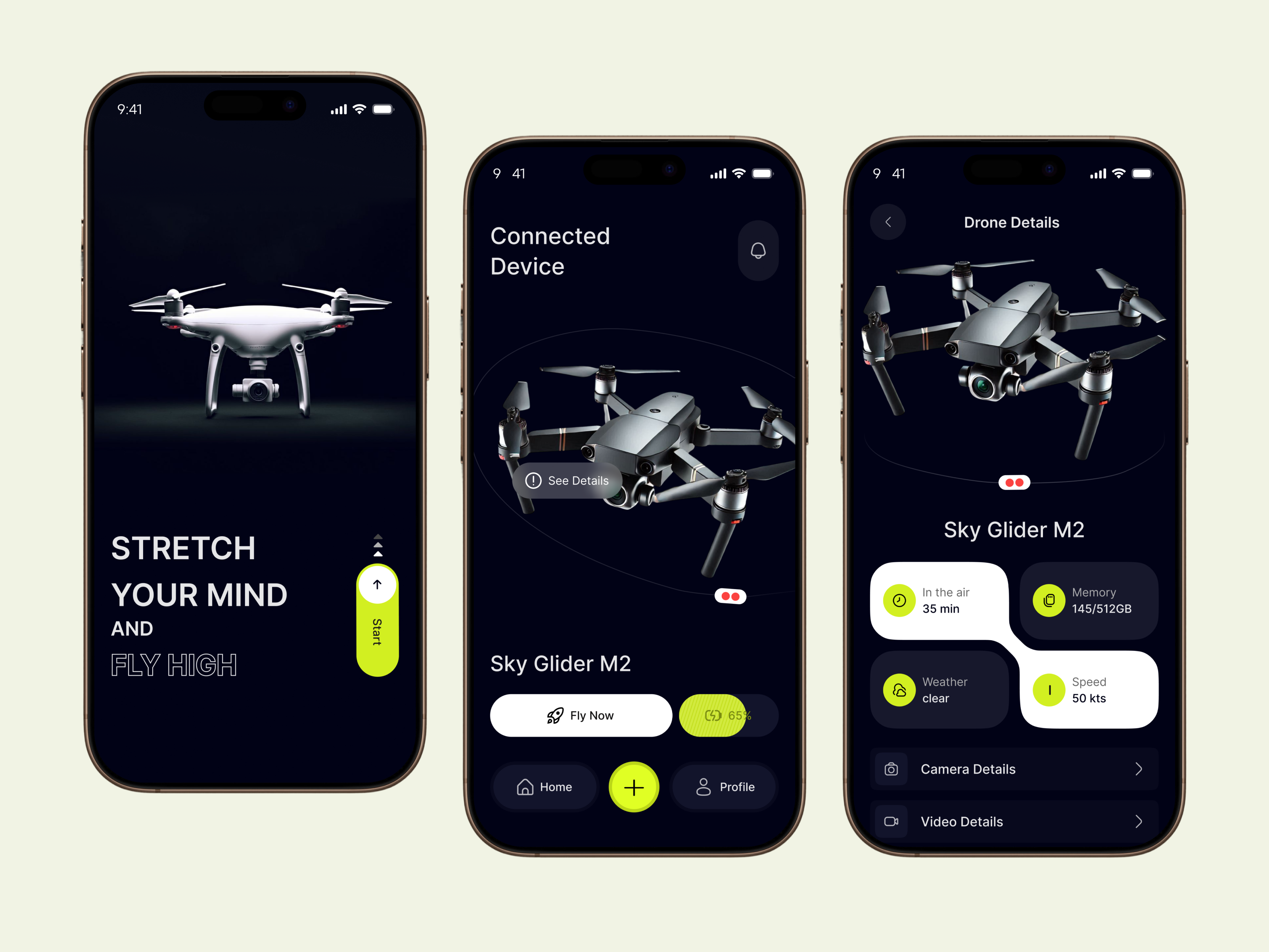 SkyGlider – Smart Drone Control App by UIX Maruf Hossen on Dribbble