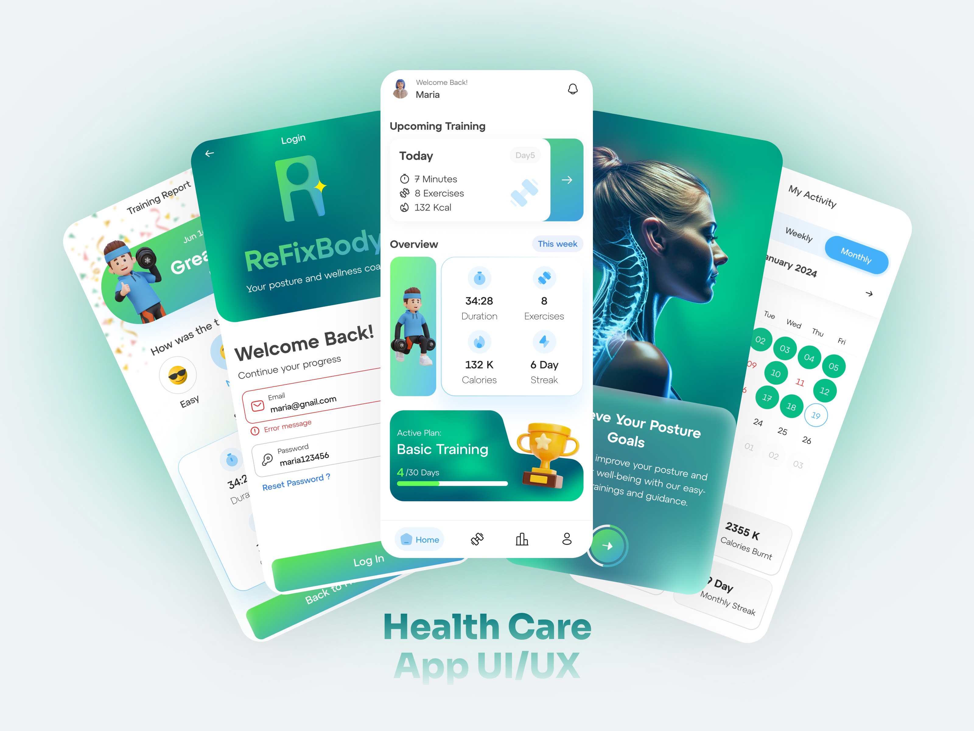 Health Wellness App Ui Design By Muhamad Rashvand On Dribbble