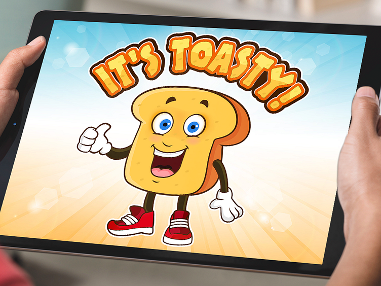 Funny Toast Logo Design, Custom Mascot for Food Branding by Beehaya on ...