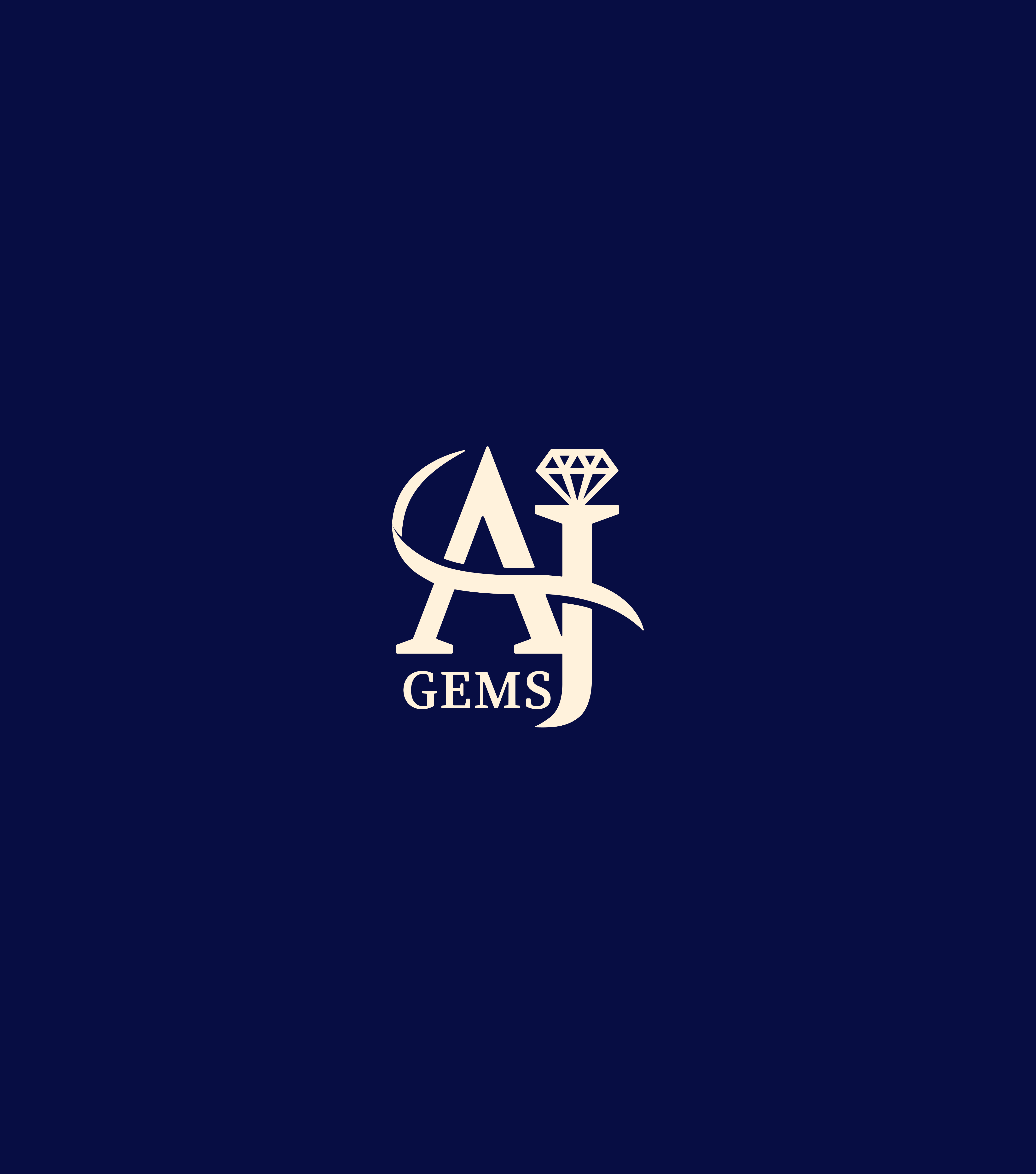 Logo Design — AJ Gems® by Aameer on Dribbble