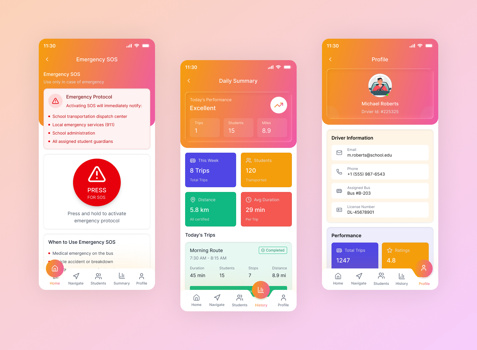 School Bus Driver Companion App: Safe Route Navigator by Naasmind on ...