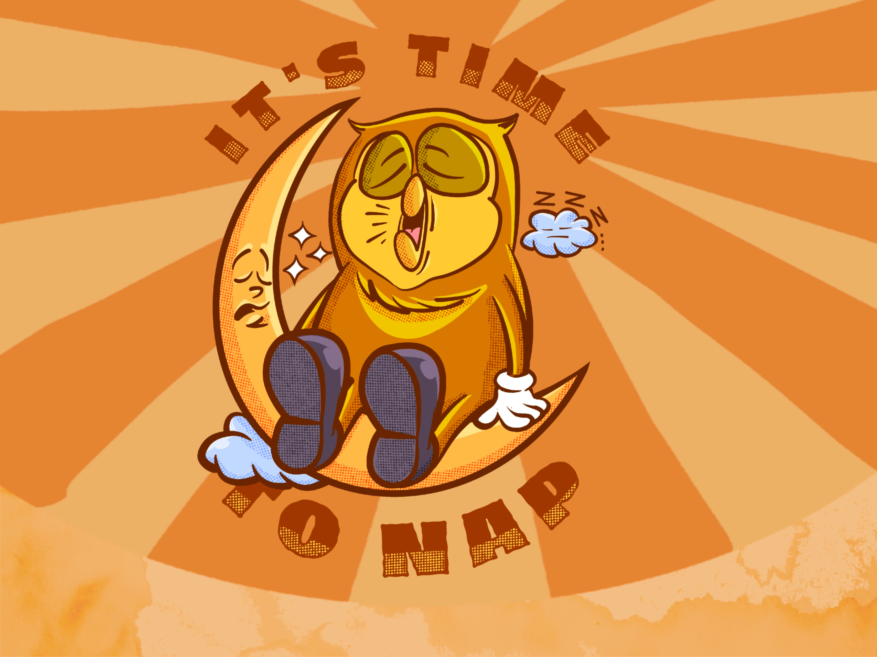 It's Time to Nap by Paulmckaryo on Dribbble