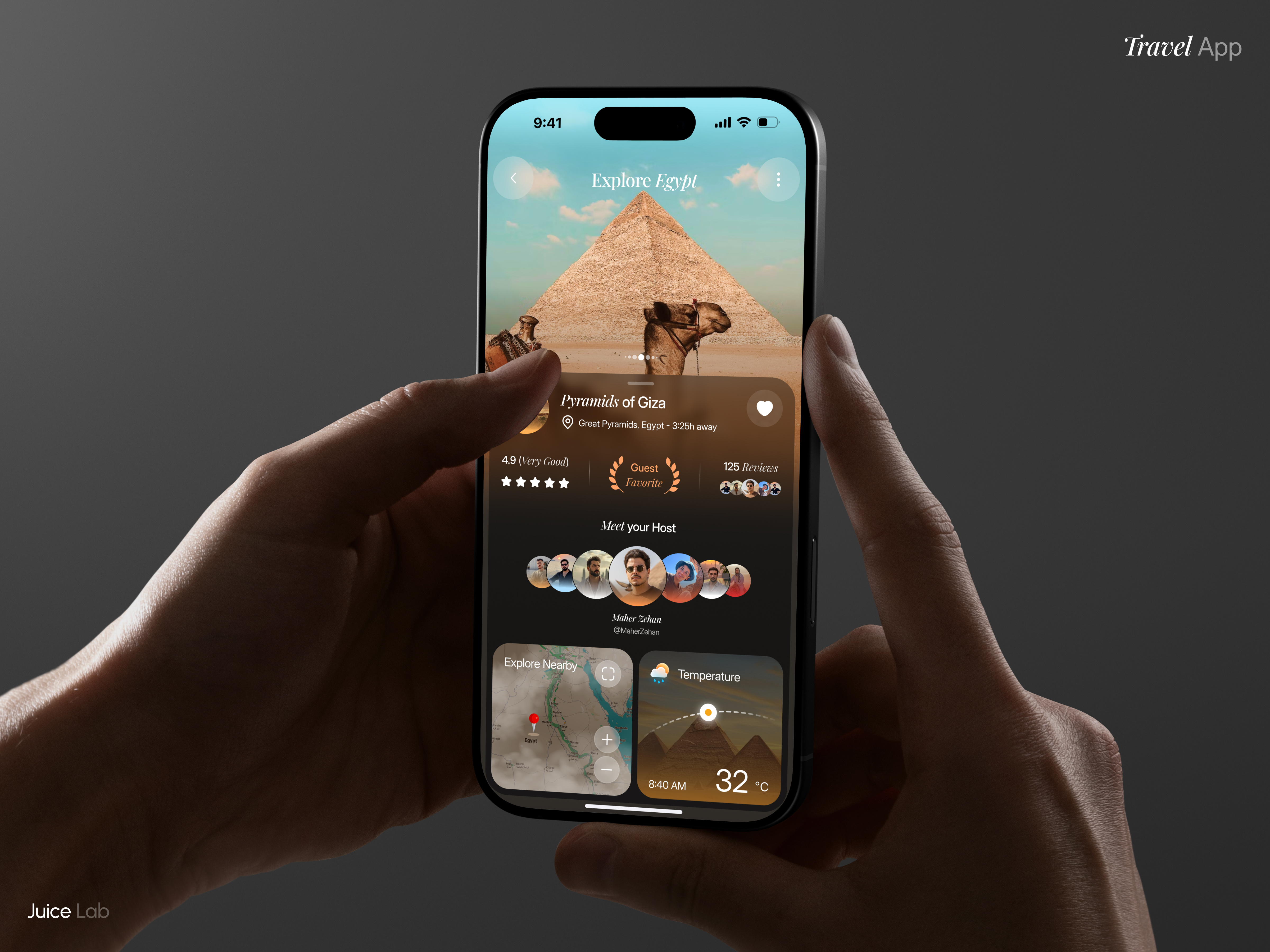 Travel Mobile App UI by Juice Lab on Dribbble